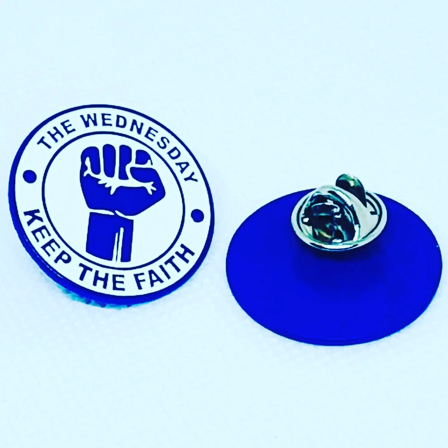 Sheffield Wednesday "Keep The Faith" Northern Soul Metal Badges ...