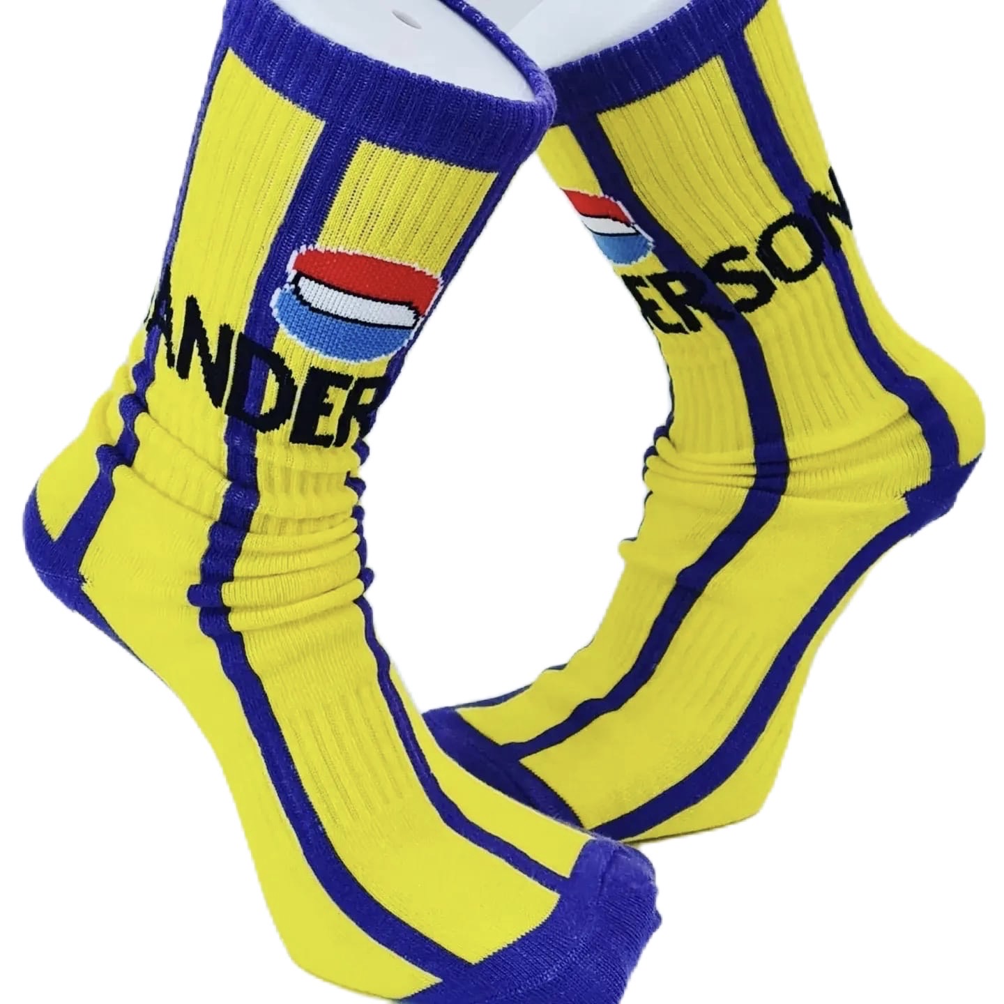 Sheffield Wednesday Retro Socks Purple/Yellow - Sheffield Retro Shop
