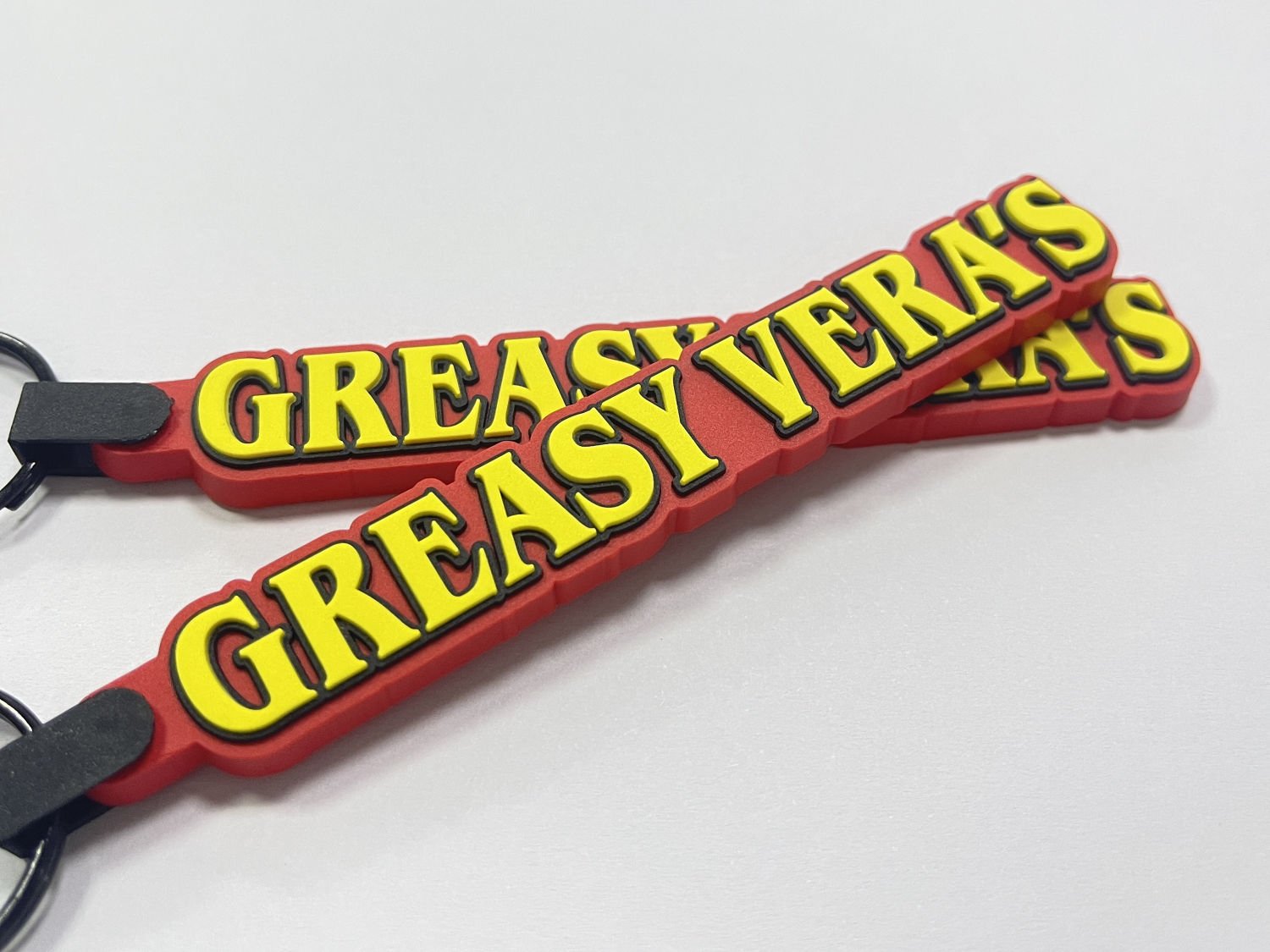 Greasy Vera's Keyring - Sheffield Retro Shop