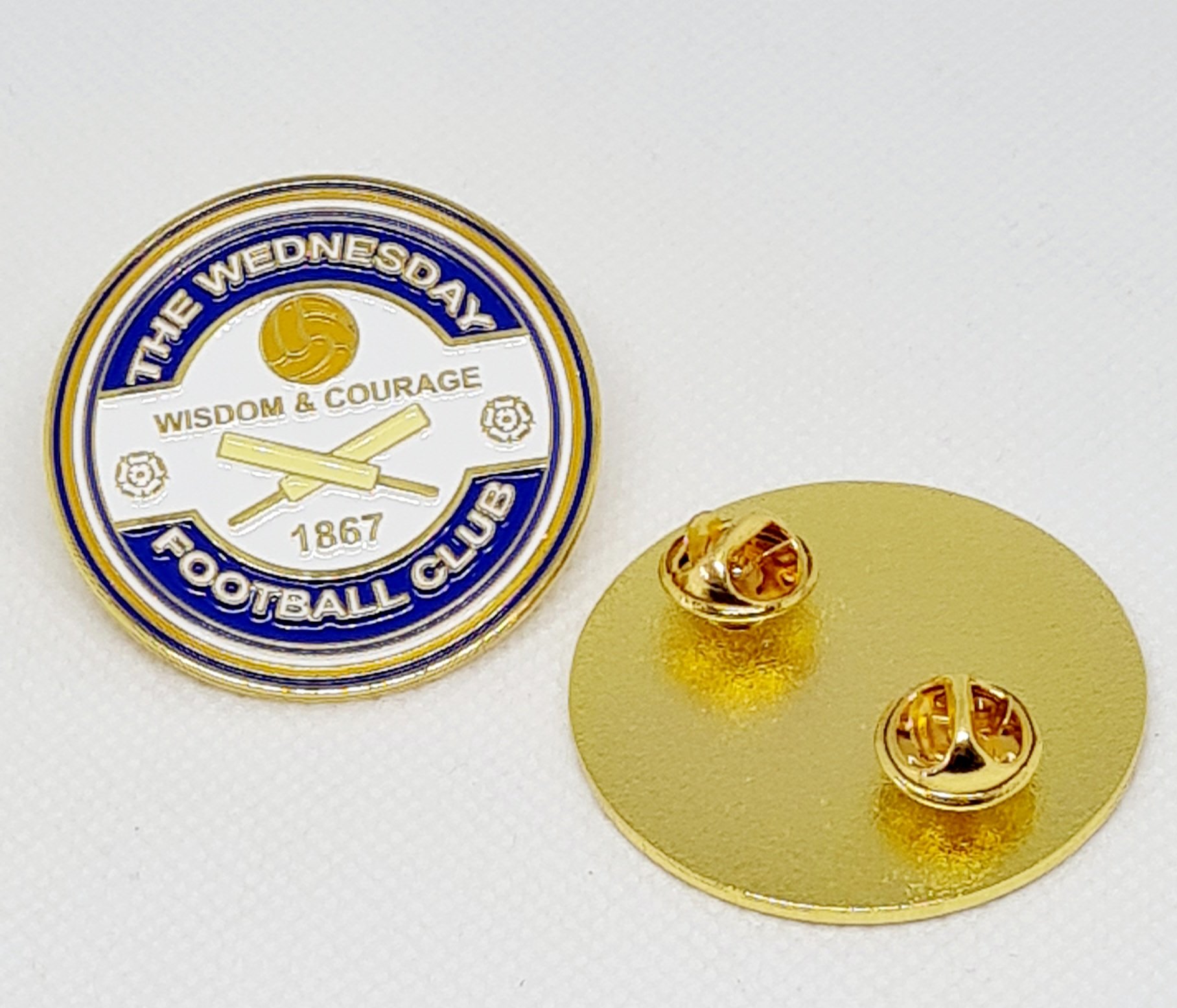 The Wednesday 1867 Pin Badge - Sheffield Retro Shop